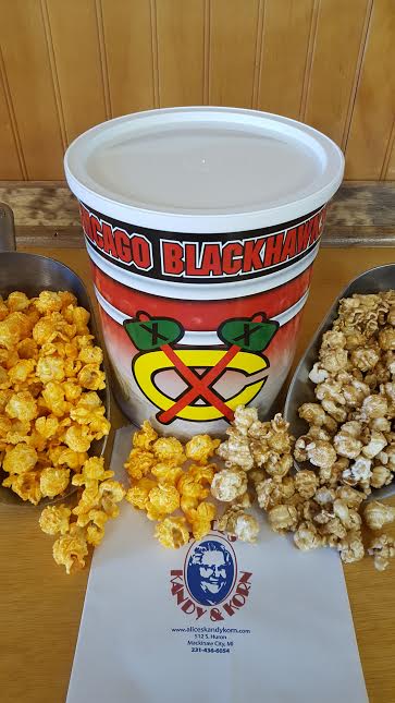 1 Gallon Popcorn Tin - Alice's Kandy and Korn