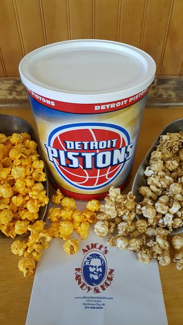 1 Gallon Popcorn Tin - Alice's Kandy and Korn