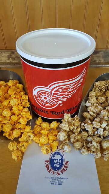 1 Gallon Popcorn Tin - Alice's Kandy and Korn