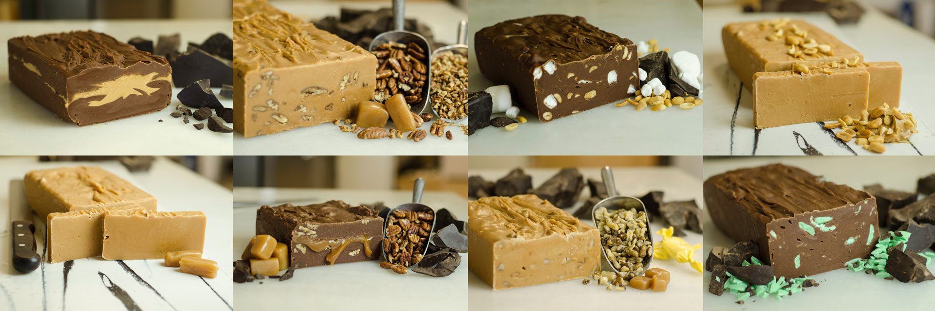 Fudge - 1 Lb Box (4 Slice) - Alice's Kandy and Korn